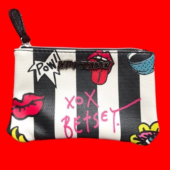 Betsey Johnson | Bags | Betsey Johnson Urban Xox Series Mini Wallet ...